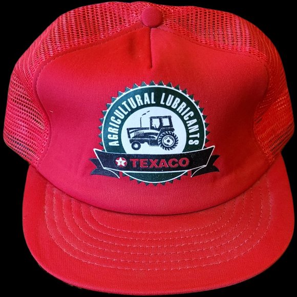 Accessories | Vintage Texaco Agricultural Lubricants Red Mesh Trucker ...